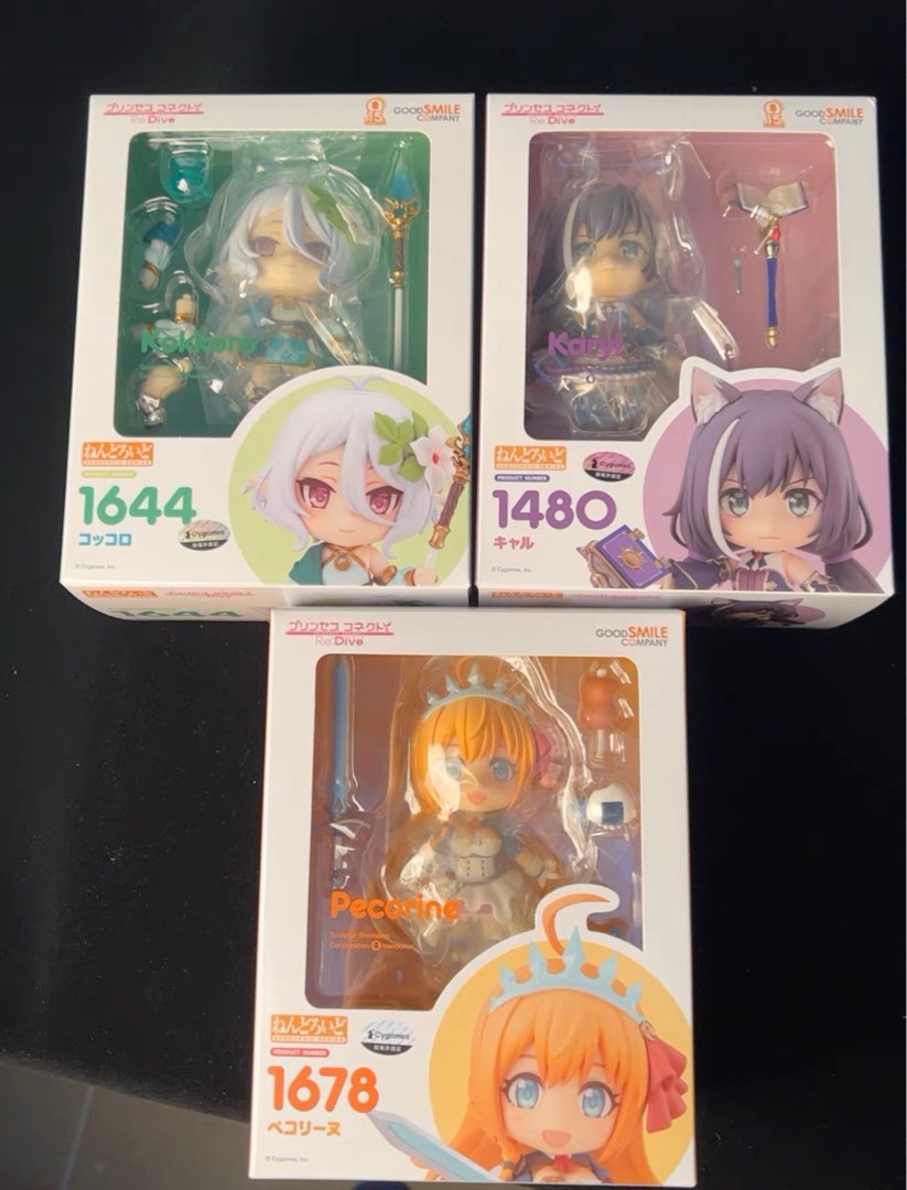 GSC PRINCESS CONNECT RE:DIVE NENDOROID 1644/1480/1678, Hobbies & Toys ...