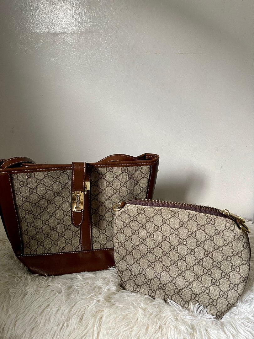 Gucci bucket bag w/ wallet inside, Men's Fashion, Watches & Accessories ...