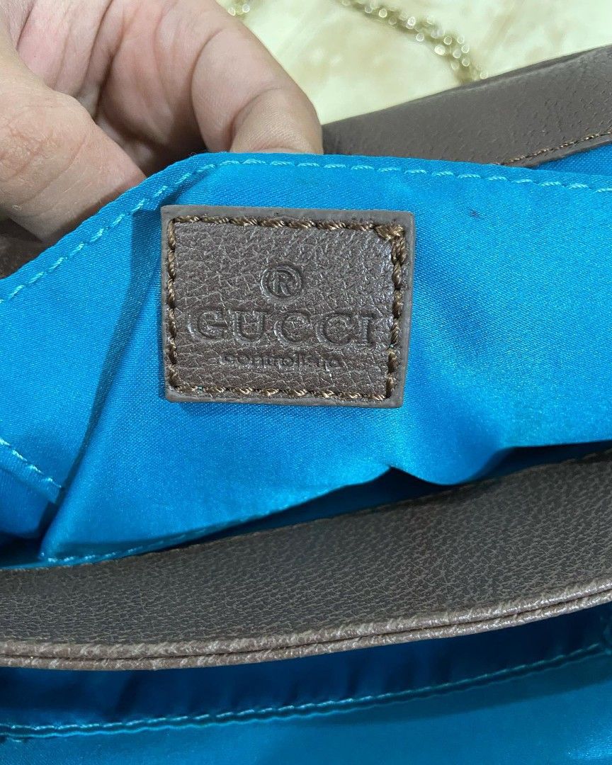 Gucci mix kulit asli, Fesyen Wanita, Tas & Dompet di Carousell