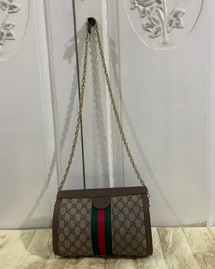Gucci mix kulit asli, Fesyen Wanita, Tas & Dompet di Carousell