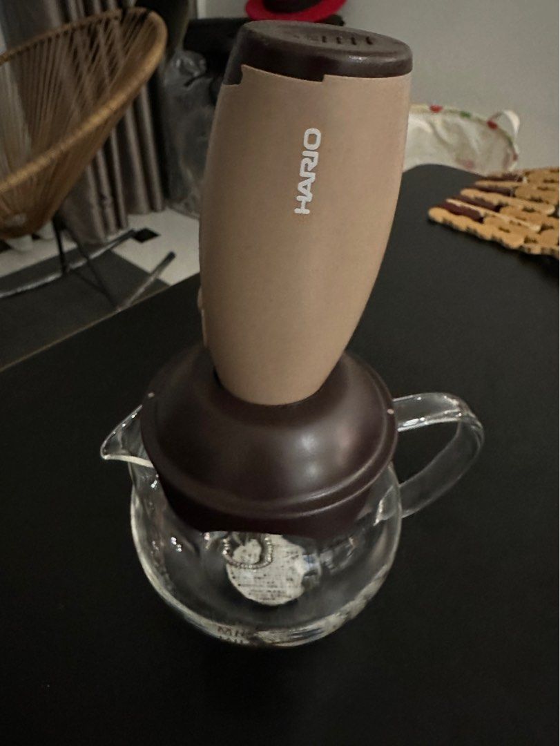 Hario Qto creamer electric milk frother with glass server CQT-45, TV & Home Appliances, Kitchen ...