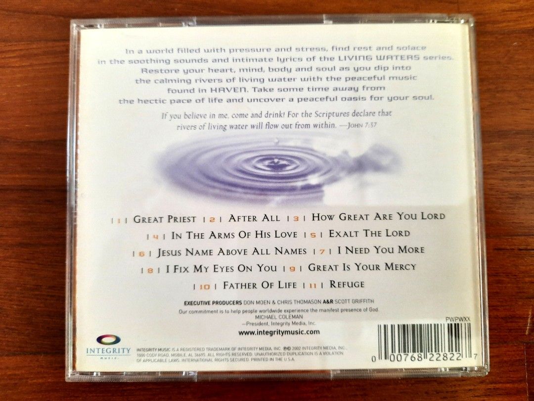 Haven CD by Integrity Music, Hobbies & Toys, Music & Media, CDs & DVDs ...