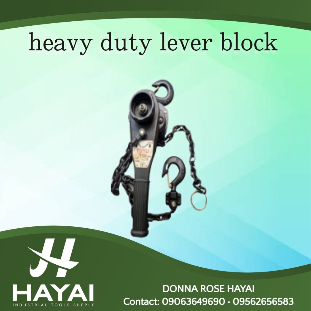 heavy duty lever block, Commercial & Industrial, Construction Tools ...