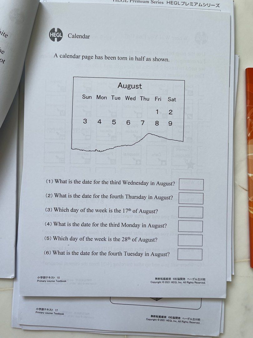 Heguru worksheets + sasmo grade 3 GEP, Hobbies & Toys, Books ...