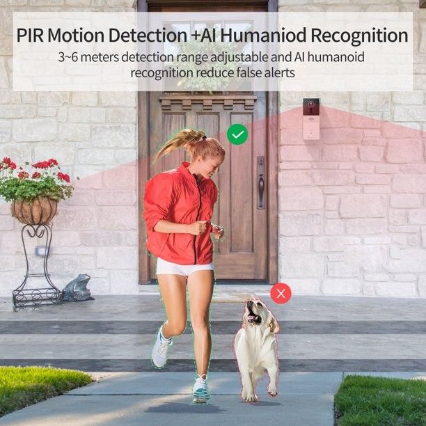 HeimVision HMB1 Smart Security Camera,Wi-Fi Video Doorbell Camera ...