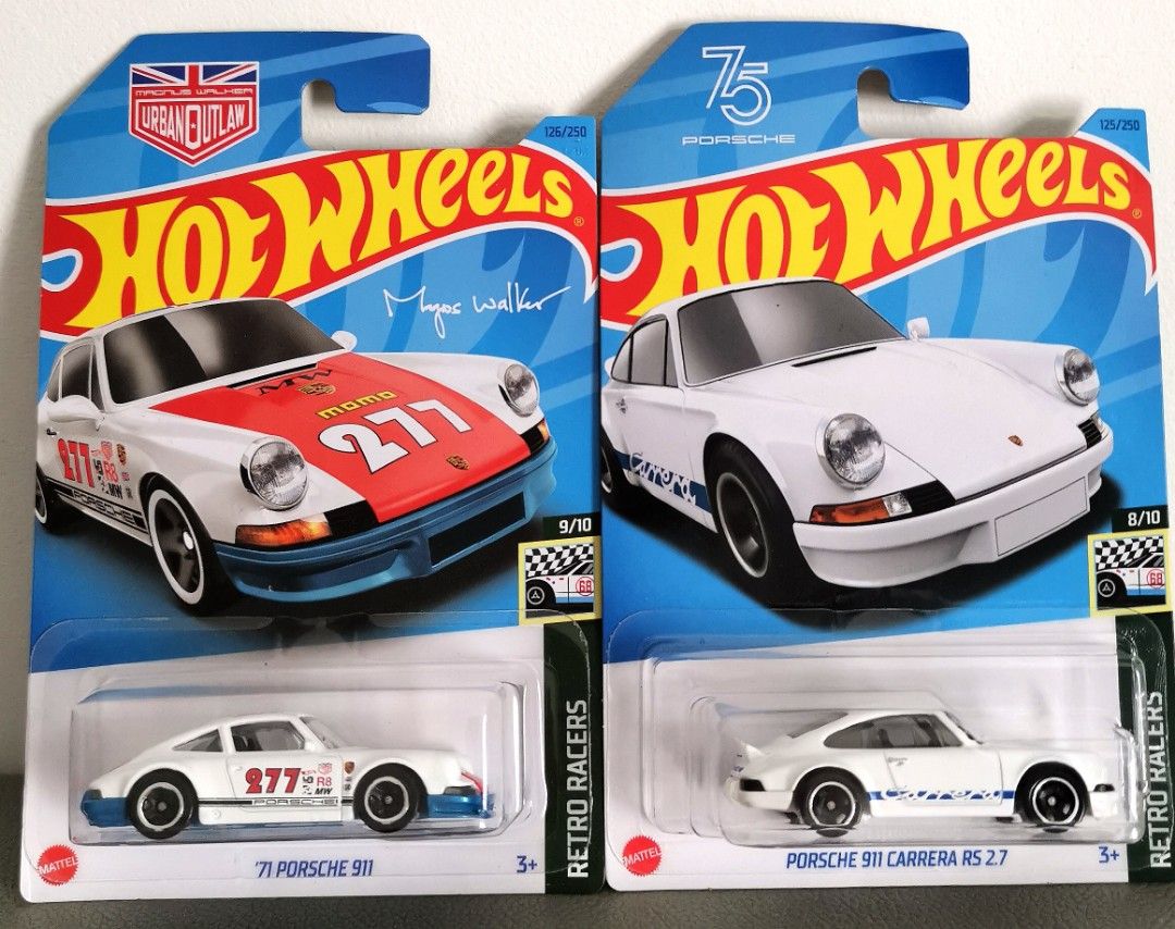 Hotwheels Porsche 911 set, Hobbies & Toys, Toys & Games on Carousell