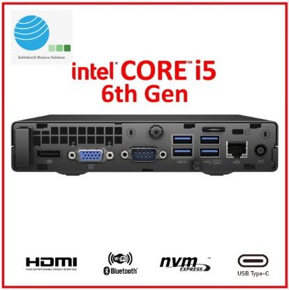 HP EliteDesk G Mini PC Quad Cores Intel I T GHz GB RAM GB TB NVMe WiFi