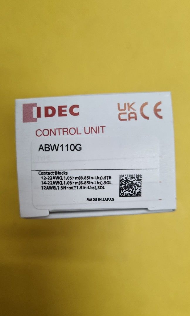 Idec Push Button, ABW110G, TV & Home Appliances, Electrical, Adaptors & Sockets on Carousell