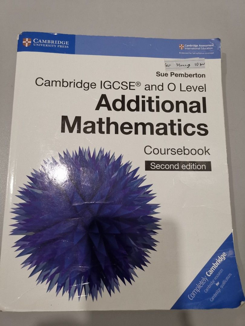 Igcse Add Maths Hobbies And Toys Books And Magazines Textbooks On Carousell