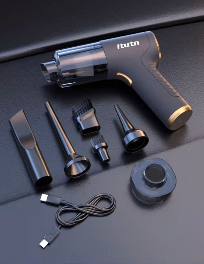 Itutn 3 in 1 Cordless 5000PA Vacuum Cleaner Air Duster Wireless Dust ...