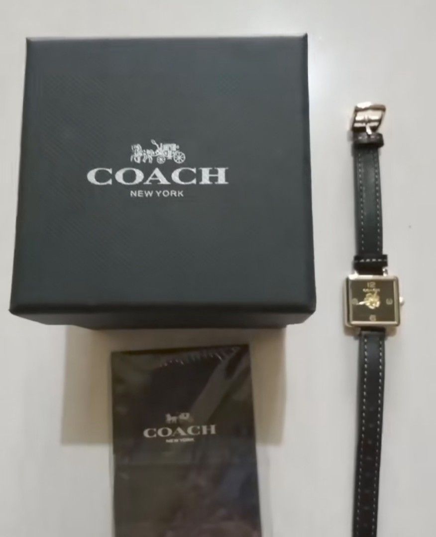 Jam coach kulit, Fesyen Wanita, Jam Tangan di Carousell