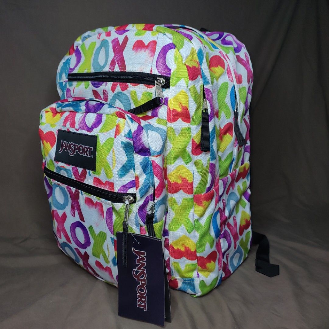 Jansport Big Student Backpack (XOXO) on Carousell