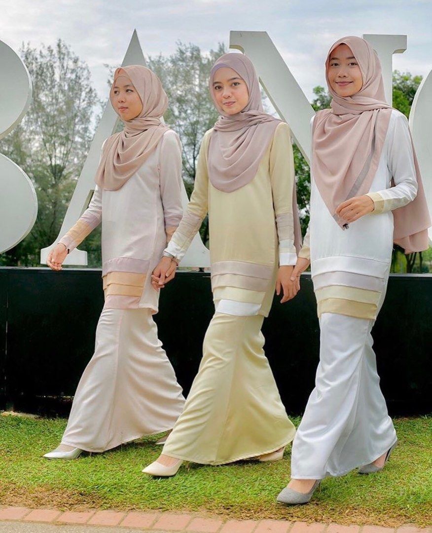 Jubahsouq Alyona Kurung Vol5 - Honey Alice, Women's Fashion, Muslimah ...