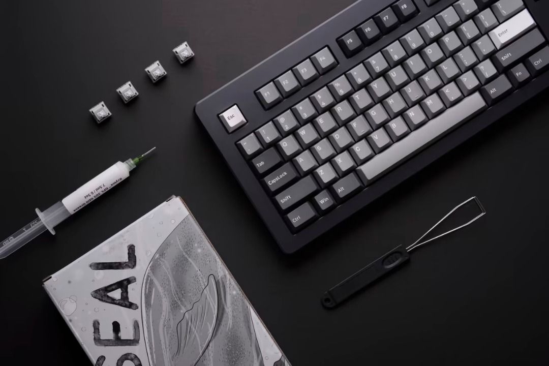 Kinetic Labs Seal PBT Keycaps V2 | Double-shot PBT | Grey Keycaps ...