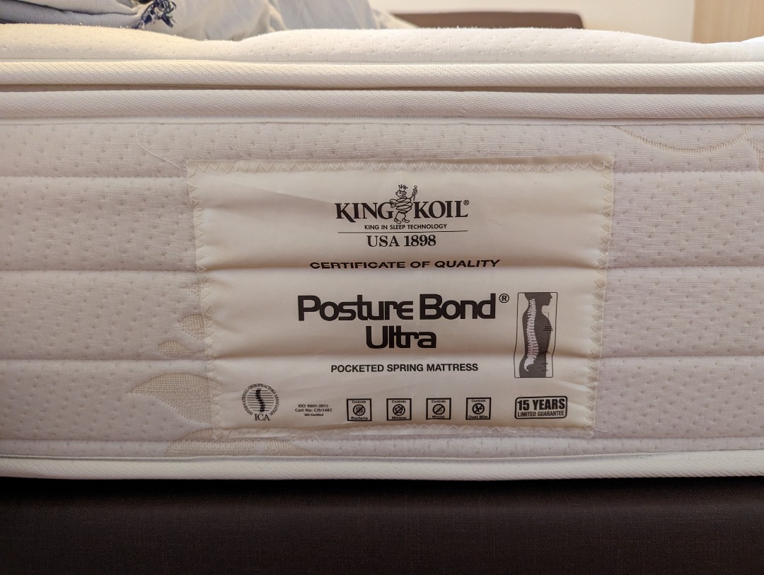 King Koil Queen Frame & Mattress, Furniture & Home Living, Furniture ...