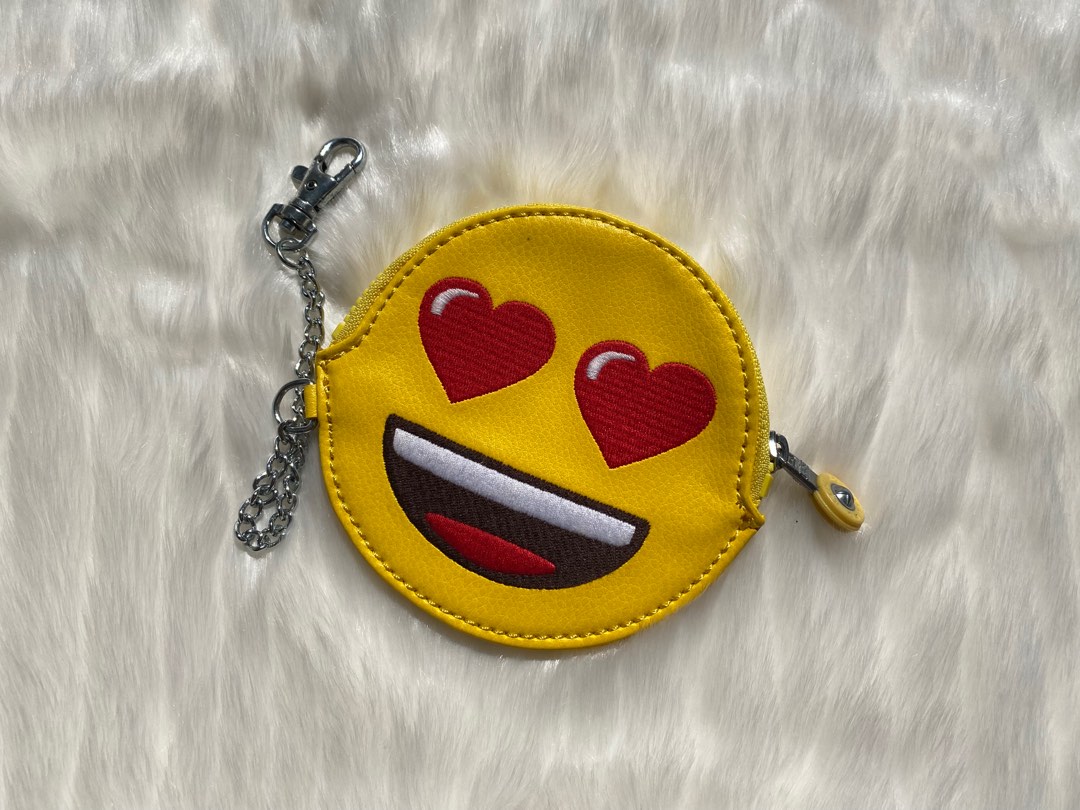 Kipling x emoji Coin Purse with Chain, Women's Fashion, Bags & Wallets ...