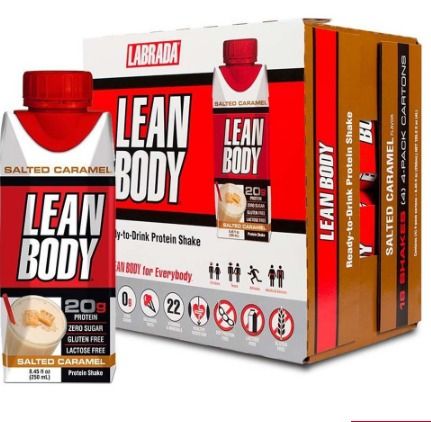 Labrada Lean Body Protein Shake 250ml x 16 bottles, Health & Nutrition ...
