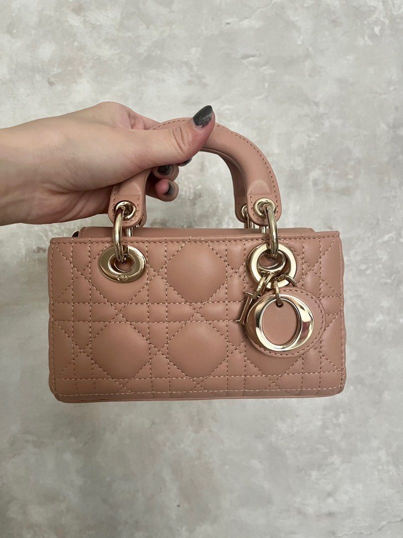 Lady Dior Micro D Joy, Luxury, Bags & Wallets on Carousell
