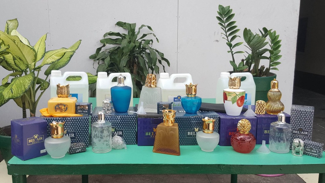 Lampe berger , Bel Air diffusers, alcohol scents, Furniture & Home ...