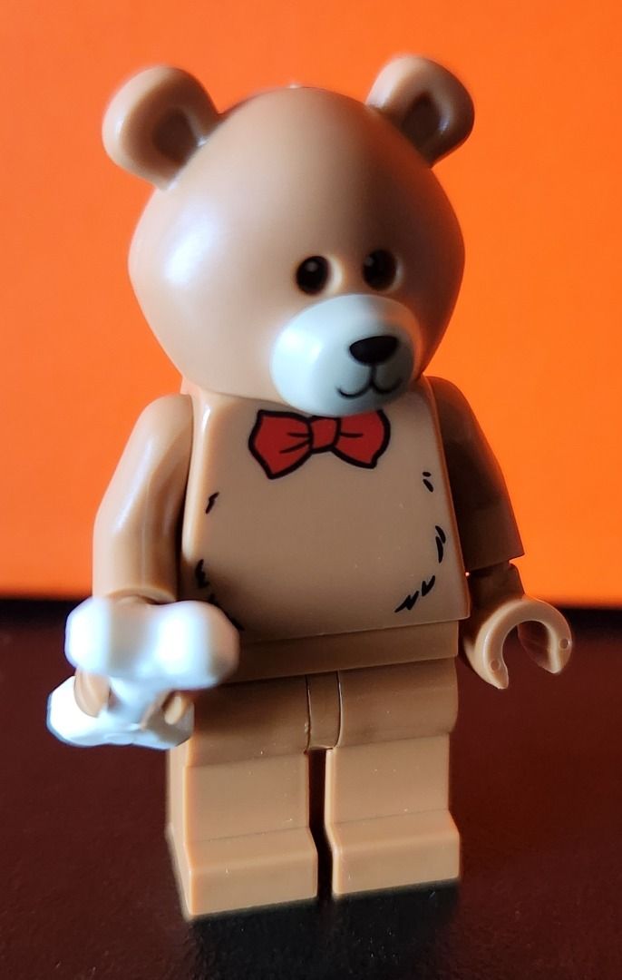 Lego Bam Creator City Series Disney Brown Bear Costume Guy Blue Ice ...
