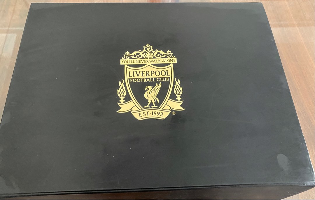 Liverpool signed Football in display box, Sports Equipment, Sports ...