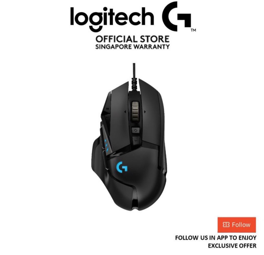 Logitech G502 Hero, Computers & Tech, Parts & Accessories, Mouse ...