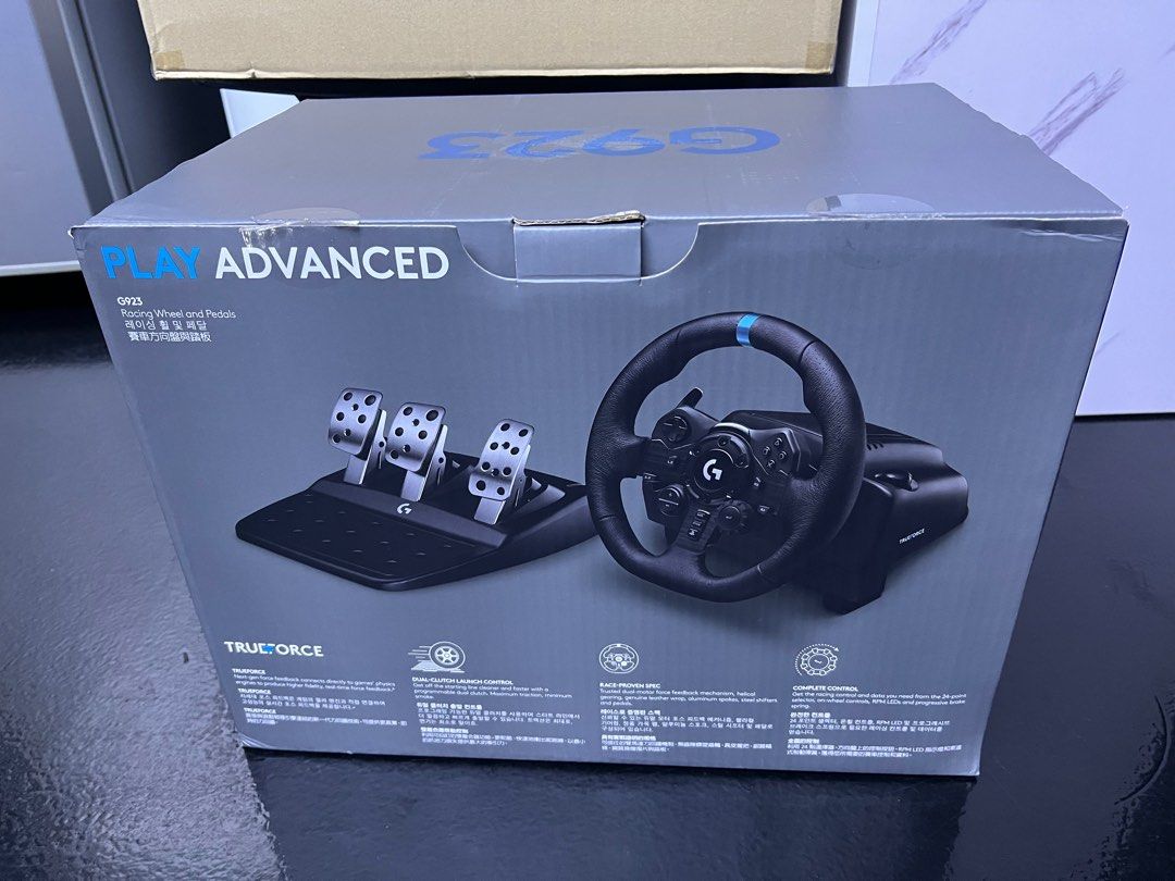 Logitech G923 Racing Wheel with Driving Force Shifter, Video Gaming ...