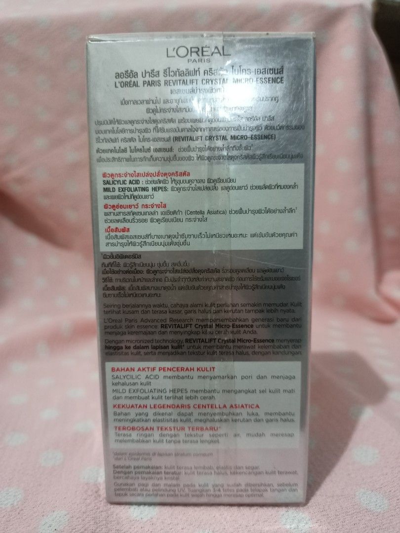 Loreal micro essence 65ml, Kesehatan & Kecantikan, Kulit, Sabun & Tubuh di Carousell