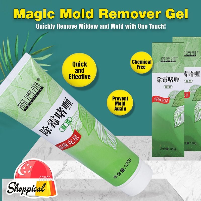 Magic Mold Remover Gel Mildew Chemical Free Household Cleaning Agent ...