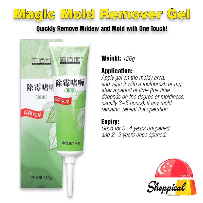 Magic Mold Remover Gel Mildew Chemical Free Household Cleaning Agent ...