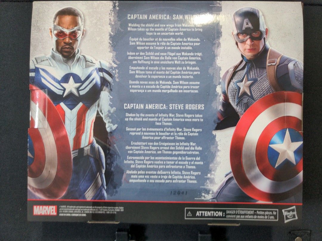 Marvel Legends Captain America Sam Wilson Steve Rogers Avengers The ...