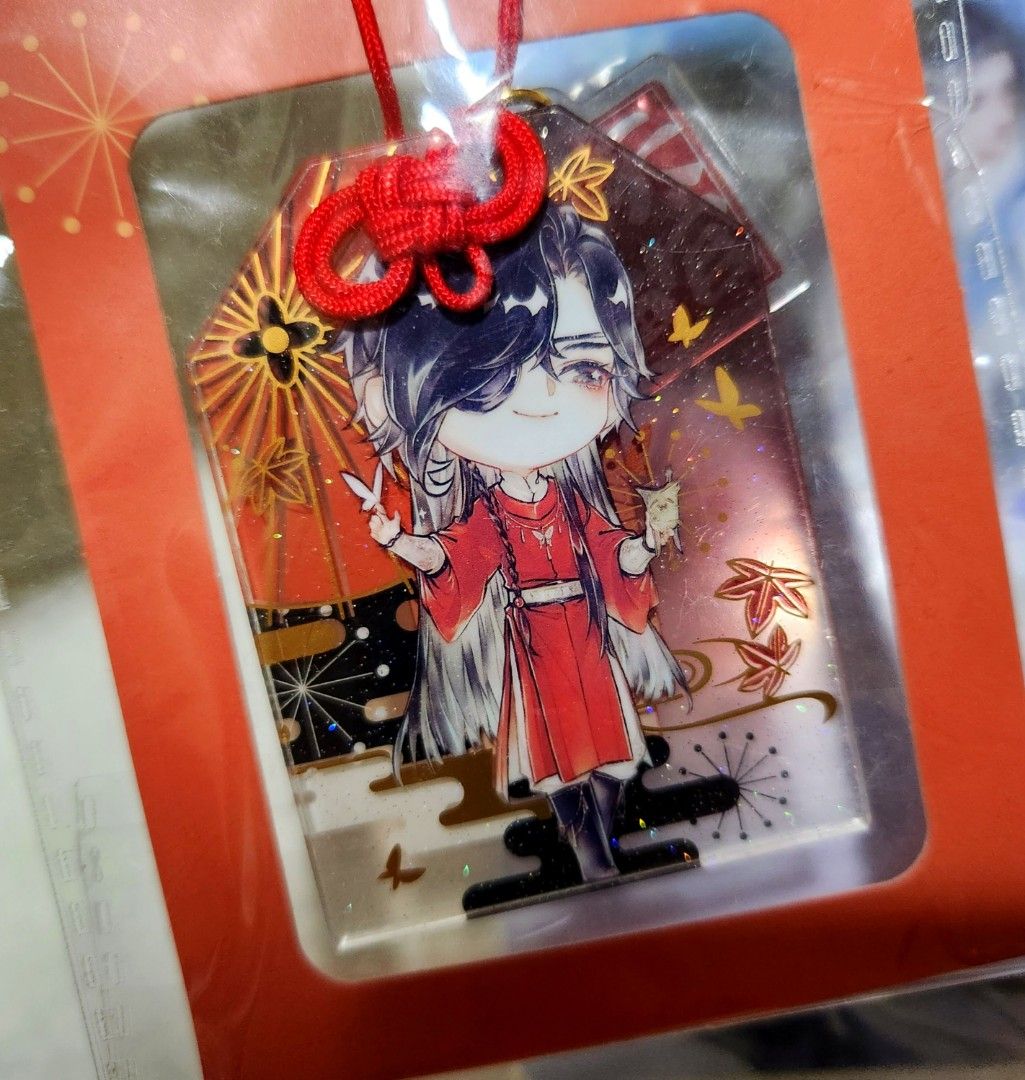 Mdzs Tgcf SET, lenticular art card, huacheng crylic charm , tian guan ...