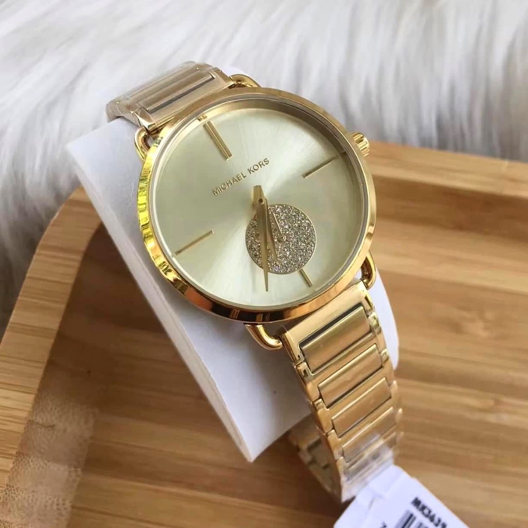 MK PORTIA WITH GLITZ AUTHENTIC WATCH, Women's Fashion, Watches ...