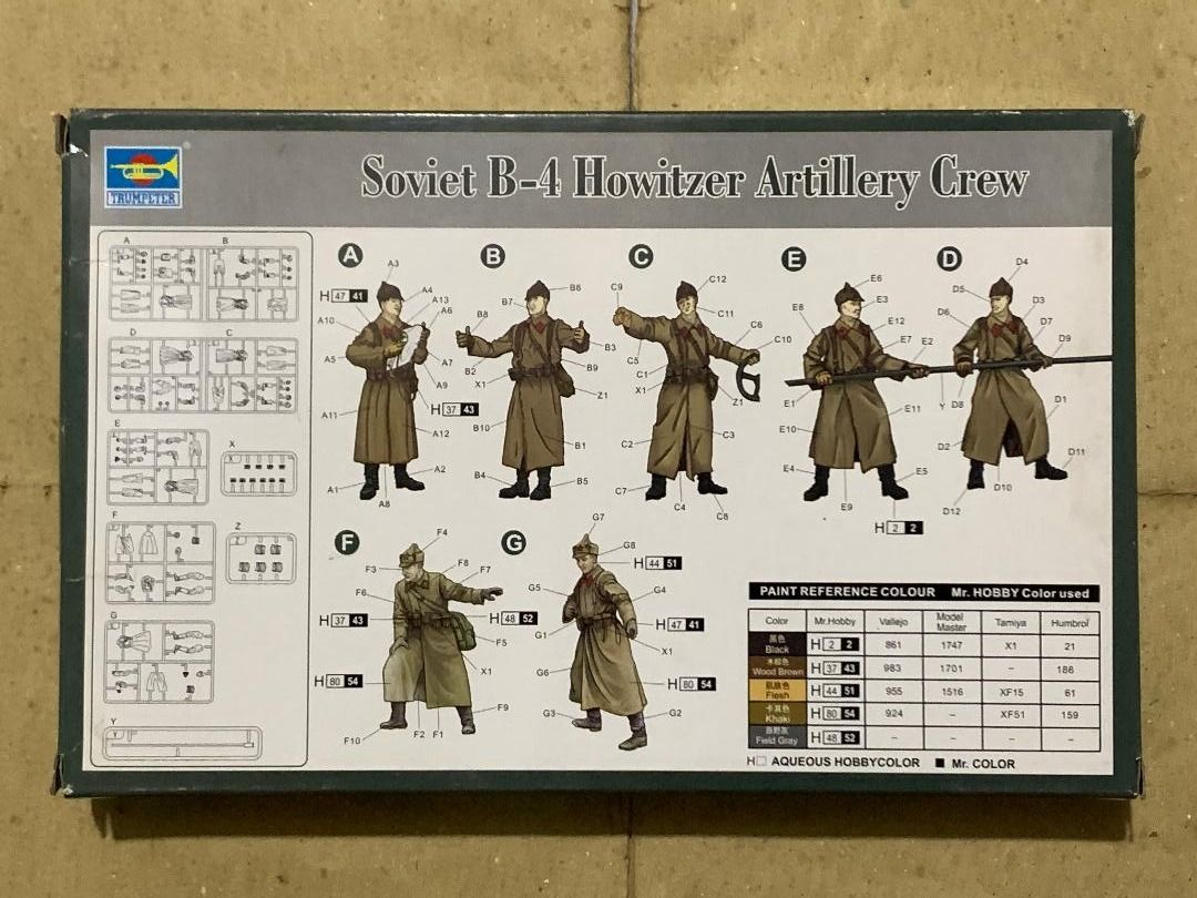 Model Kit: TRUMPETER: 1:35 Scale: WW2 Soviet B-4 HOWITZER Artillery ...
