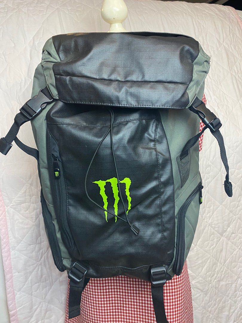 Monster Energy Athletes Only, Men's Fashion, Bags, Backpacks on Carousell