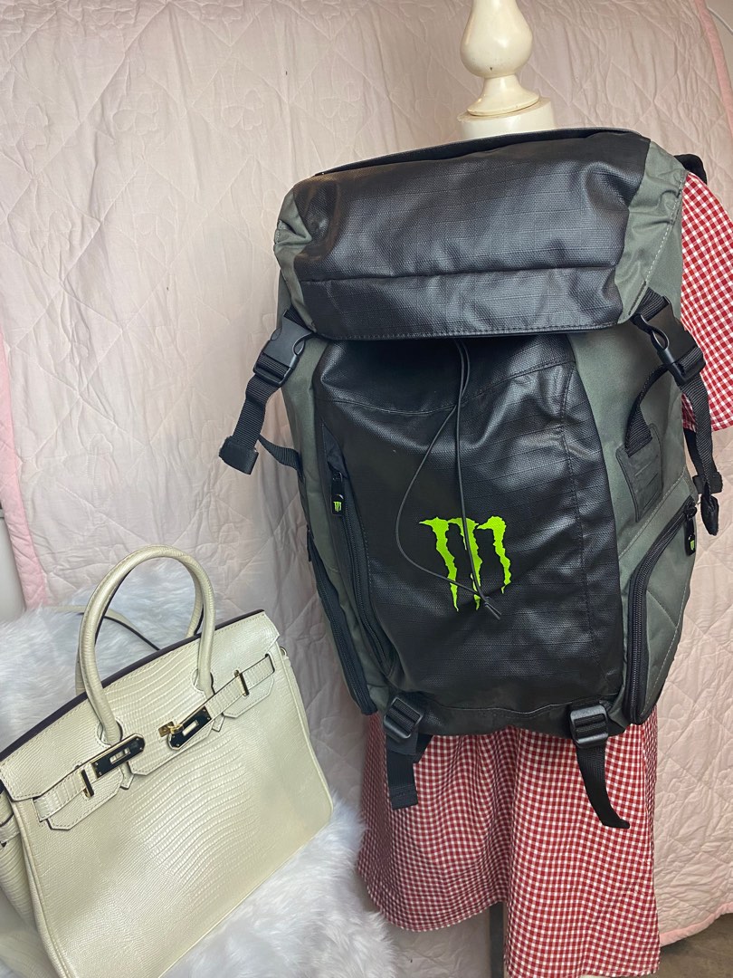 Monster Energy Athletes Only, Men's Fashion, Bags, Backpacks on Carousell