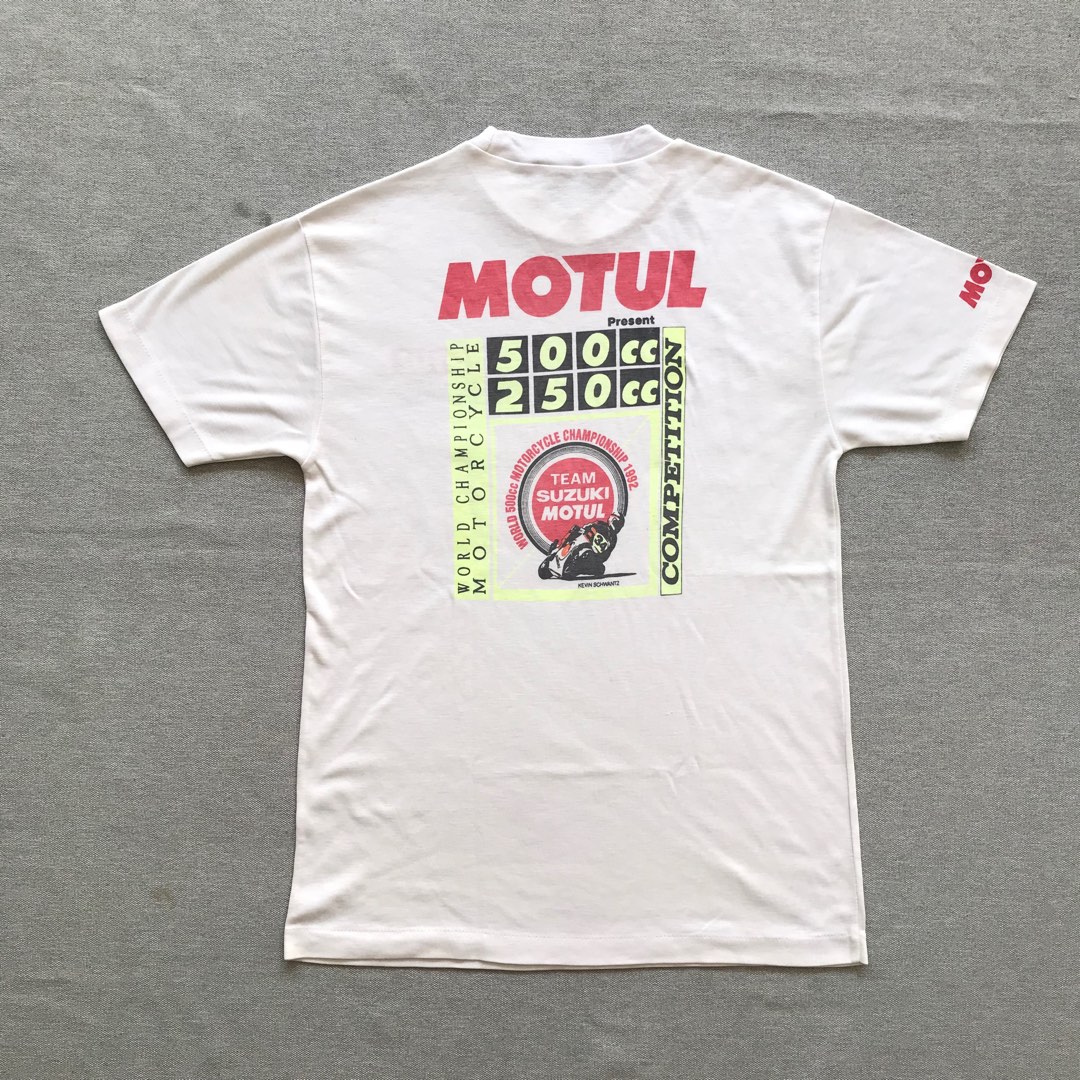 Motul team Suzuki word champion motorcycle 1992 Kevin schwantz Tshirt ...