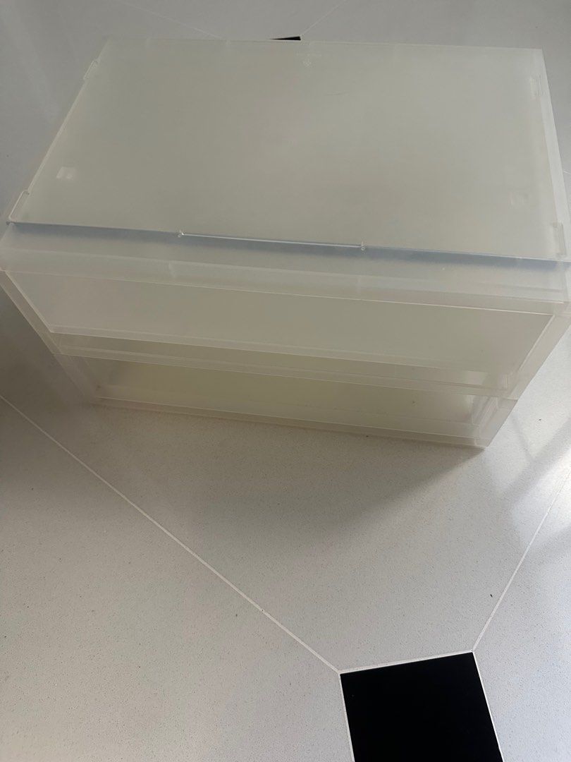 MUJI storage boxes drawer, Furniture & Home Living, Home Improvement ...