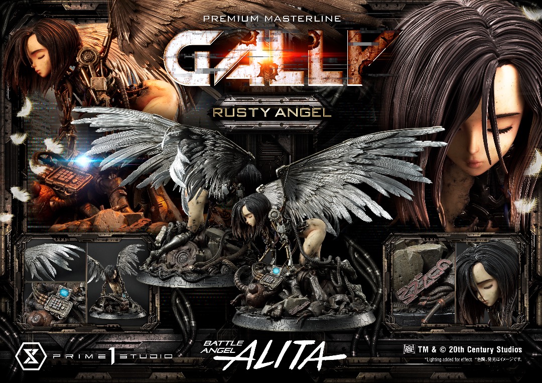 New Prime 1 Studio Battle Angel Alita 1:4 Scale Gally Rusty Angel Bonus ...