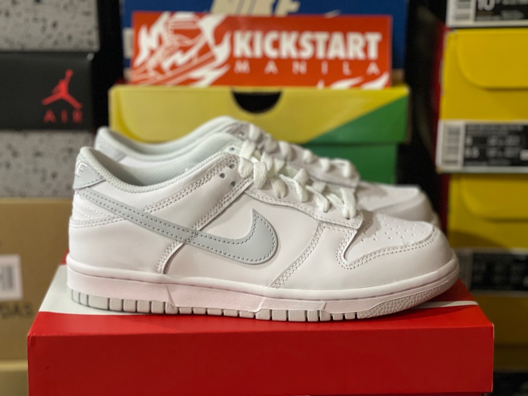 Nike Dunk Low GS Pure Platinum, Women's Fashion, Footwear, Sneakers on ...