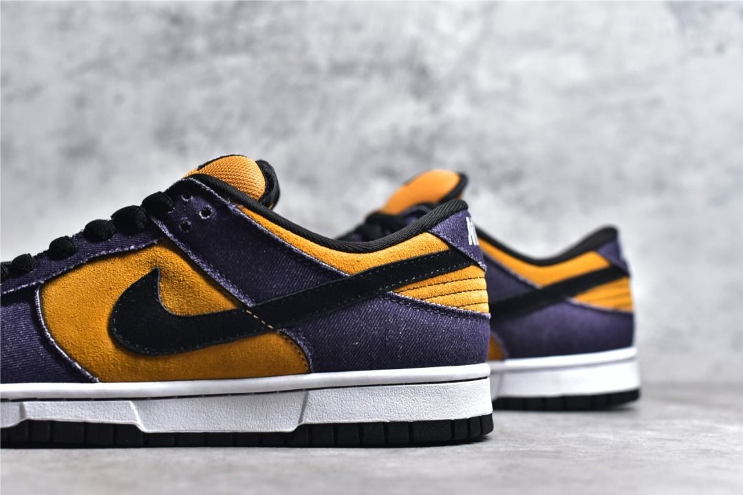 Nike SB Dunk Low Goofy Boy Yellow Purple shoes, Men's Fashion, Footwear ...