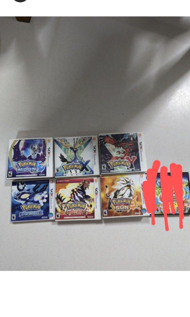 Nintendo 3DS Games DS pokemon Ranger shadow alma sun omega ruby X Y ...