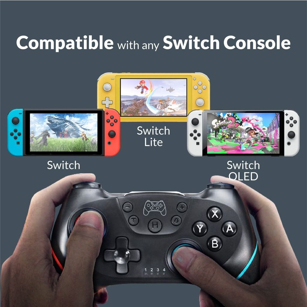 Nintendo Switch Pro Wireless Controller for Switch Console Bluetooth ...