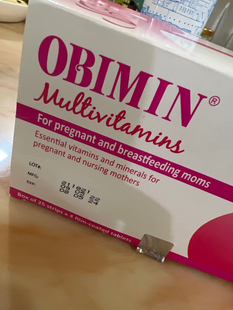 OBIMIN Multivitamins, Health & Nutrition, Health Supplements, Vitamins ...