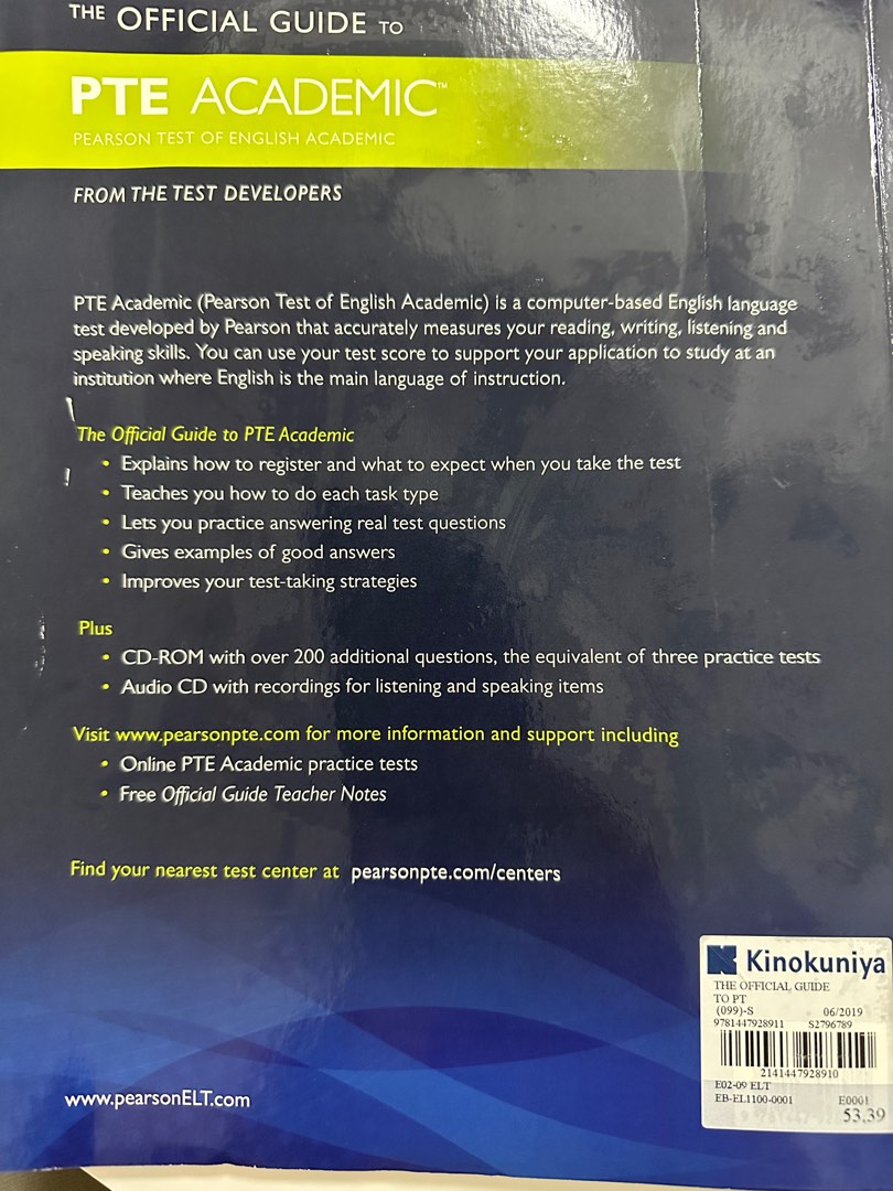 Official guide to PTE Academic, Hobbies & Toys, Books & Magazines ...