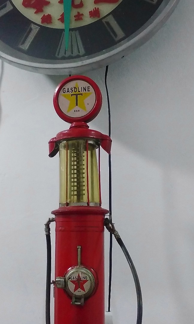 Old gasoline pump replica, Hobbies & Toys, Collectibles & Memorabilia ...