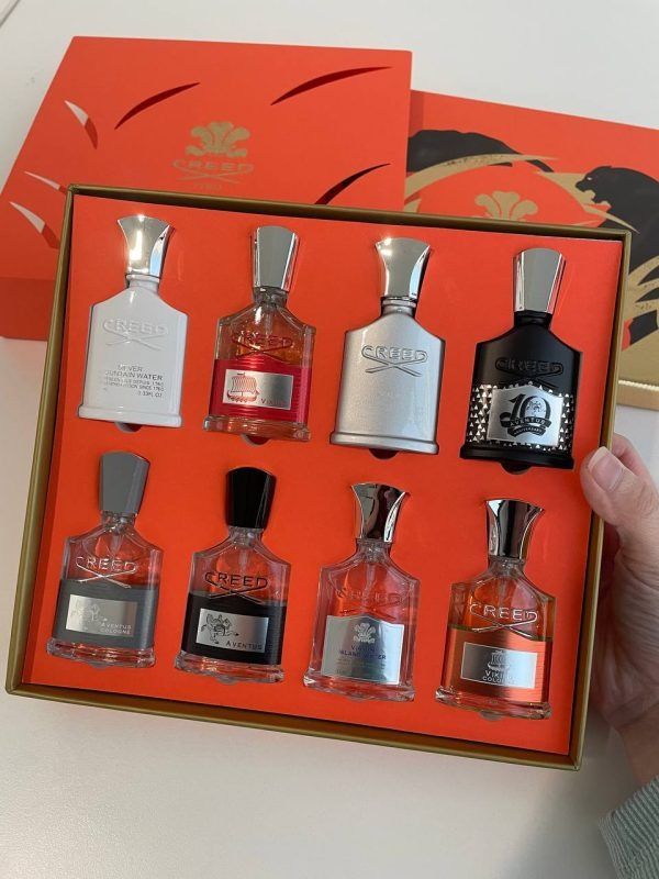 [ORIGINAL] CREED 8IN1 ORANGE BOX PERFUME SET FOR UNISEX, Beauty ...