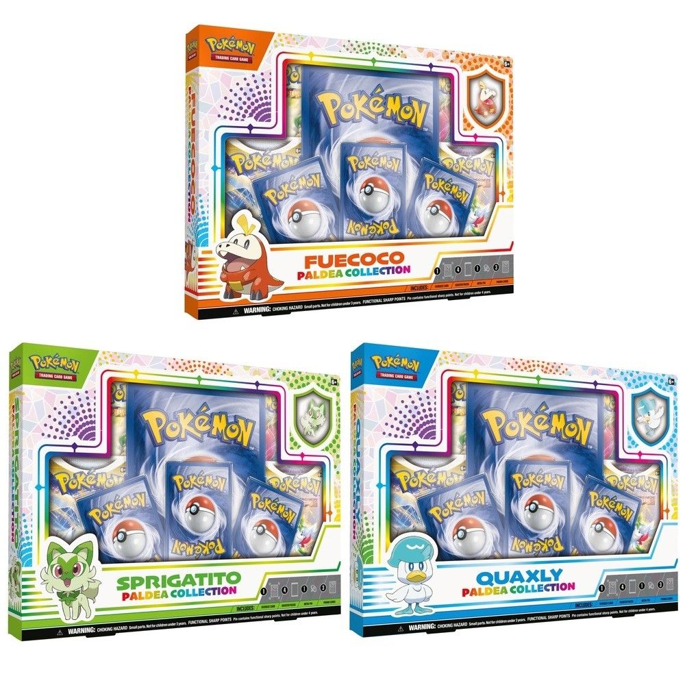 Pokemon Paldea Collection Box set of 3, Hobbies & Toys, Toys & Games on ...