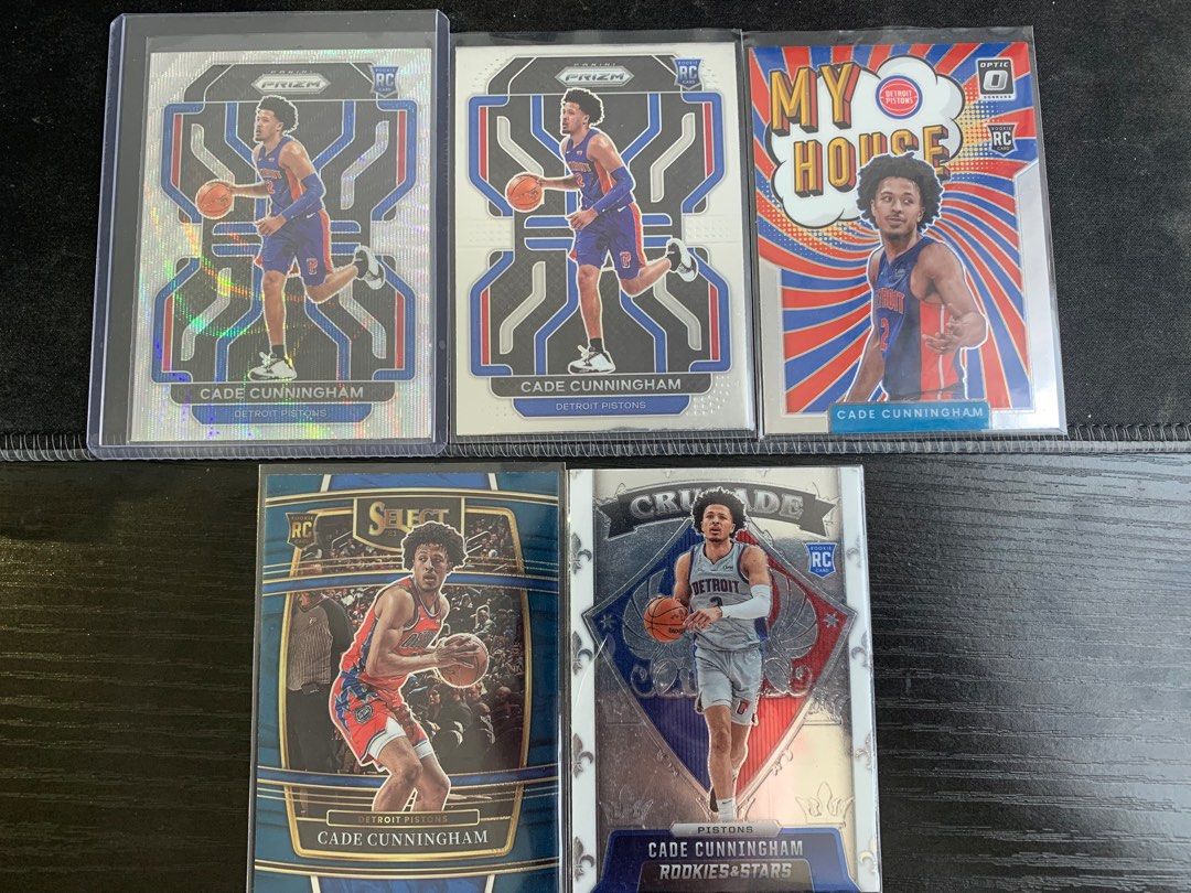 Panini nba Cade Cunningham RC cards, Hobbies & Toys, Memorabilia ...