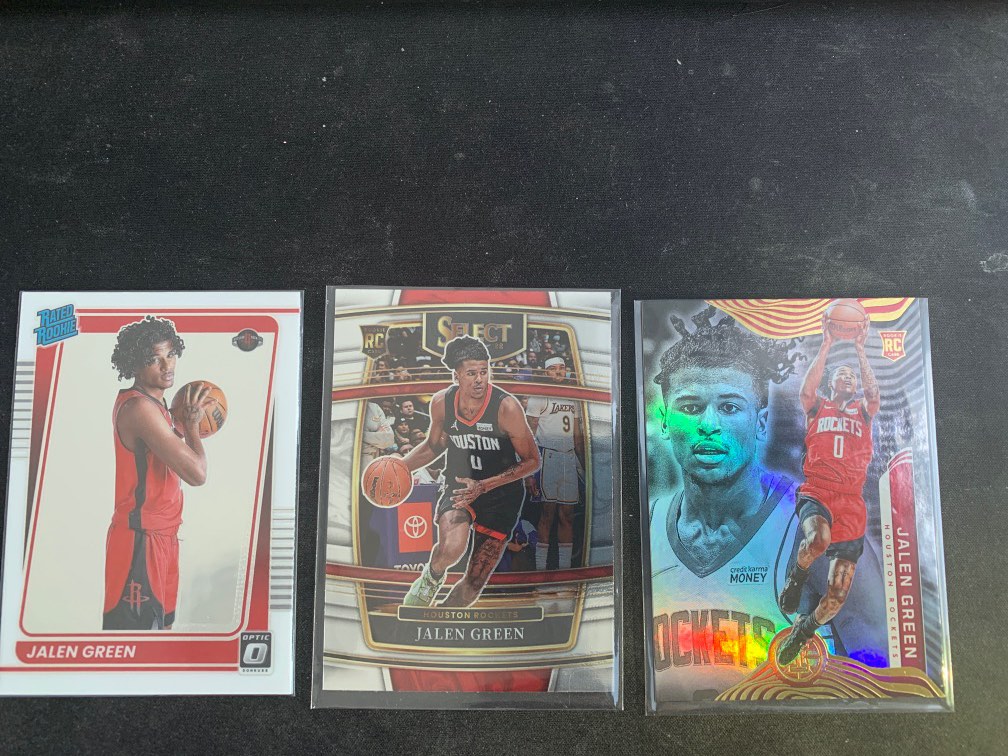 Panini NBA Jalen Green RC cards, Hobbies & Toys, Memorabilia ...
